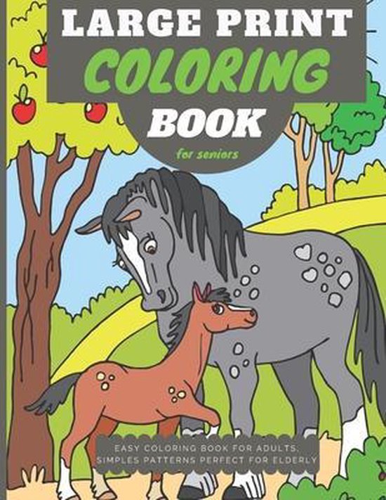 Large Print Coloring Book for Seniors | 9798735875383 | kiosk 2000 ...