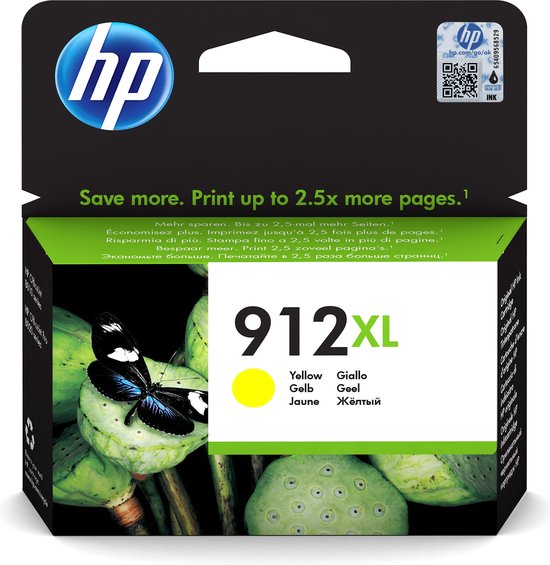 HP 912 XL Inkt cartridges Geel | HP Officejet 8012 / 8013 / 8014 / 8015 ...