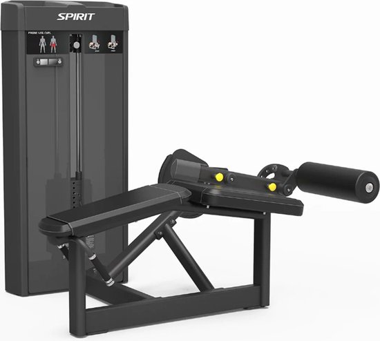 Spirit Fitness SP-4318 - Liggende Leg Curl Machine - Steekgewichten ...