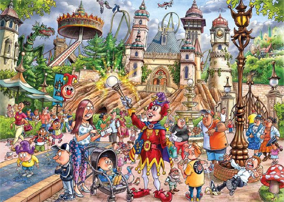 Wasgij Mystery Efteling Wereld Vol Wonderen 1000 stukjes - Legpuzzel | bol