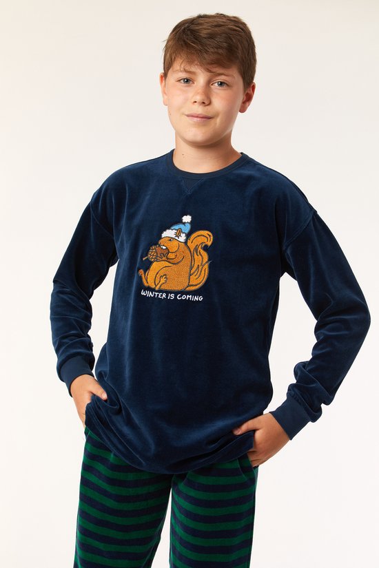 Woody pyjama jongens - eekhoorn - donkerblauw - 222-2-QPI-V/919 - maat ...