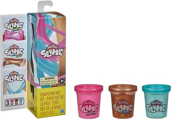 Hasbro Play-Doh Slime 3-Pack Color Tubes | bol.com