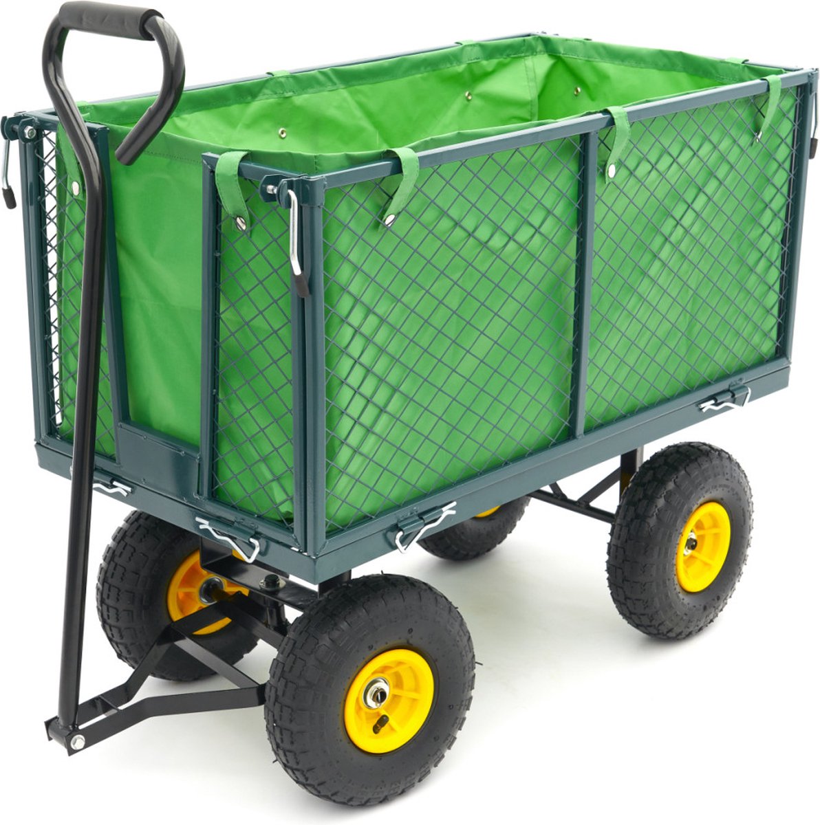 350 Kg Trekkar, Bolderwagen, Tuinkar Met Laadbak Inclusief Canvas Zak ...