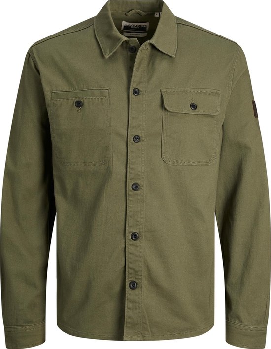 Jack & Jones Overhemd Jcoben Classic Stretch Overshirt Ls 12213386 Four ...
