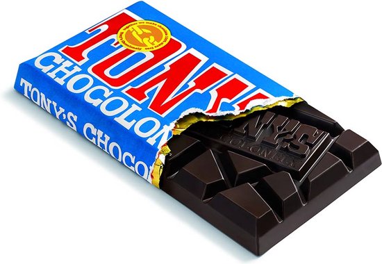 Tony's Chocolonely - Pure Chocolade Reep - 3x180 gram | bol