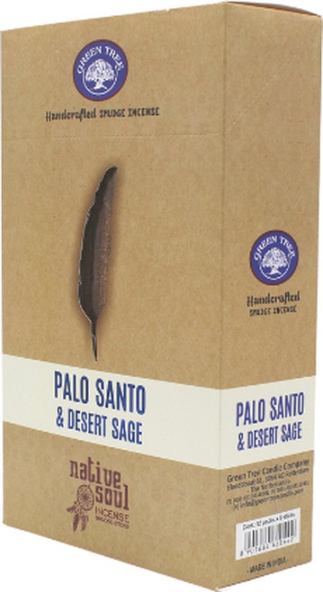 Green Tree Smudge wierook Native Soul Palo Santo en Desert Sage | bol.com