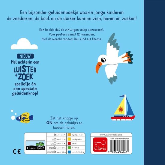 Clavis - De zee - Dreumesboeken, Marion Billet | 9789044849431 | Boeken | bol