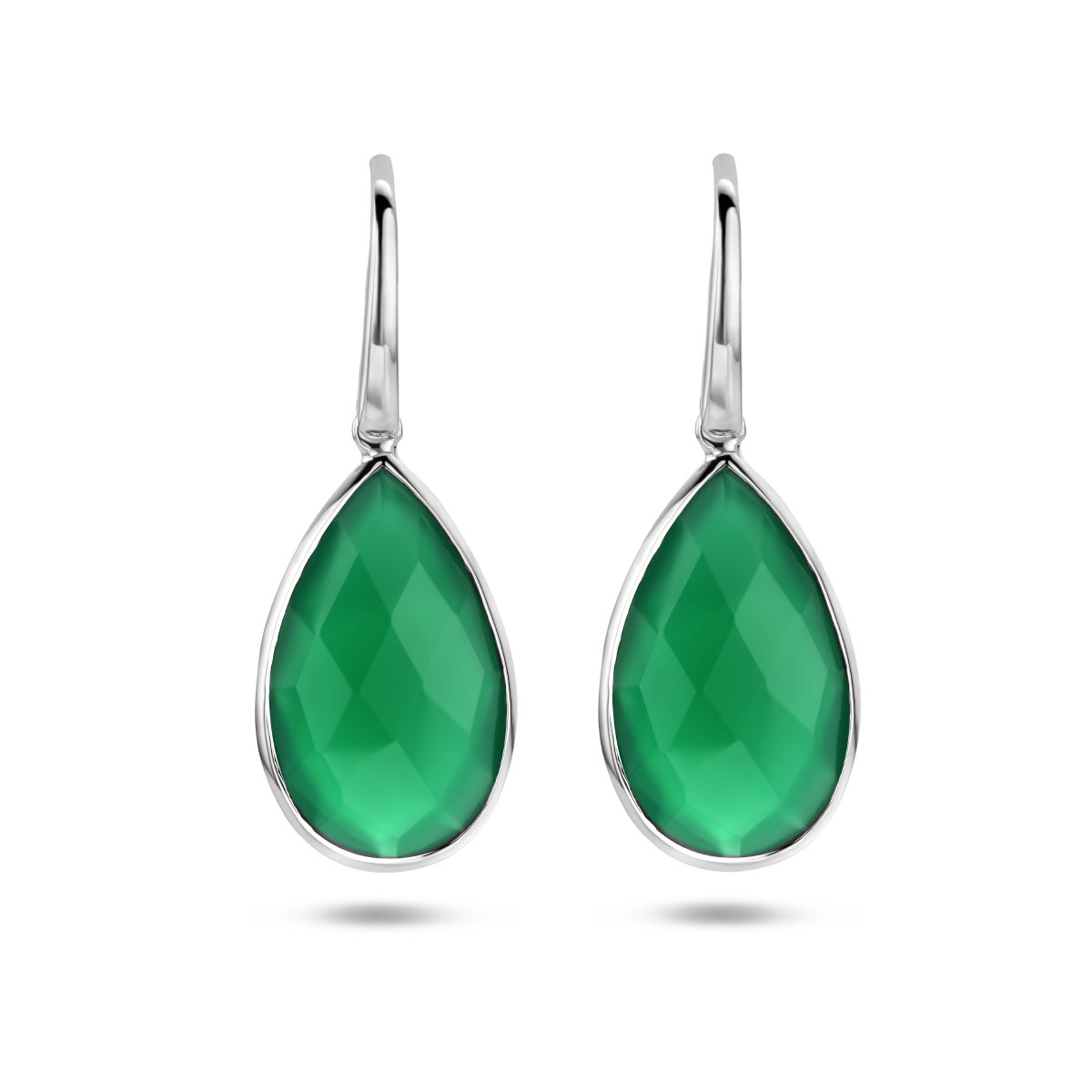 Oorhangers Groen Kwarts 12.78ct (2x 6.39ct) Franse Haak | bol.com