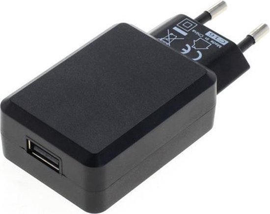 Universele USB lader - 5V/2A - Zwart | bol