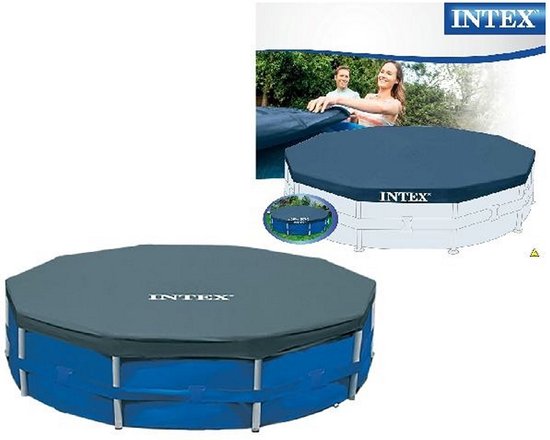 Intex 28030 Afdekzeil voor Frame Zwembad 305cm Blauw | bol