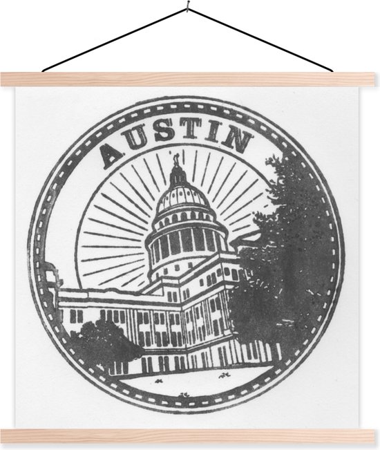 Posterhanger incl. Poster - Schoolplaat - Een stempel van de stad ...