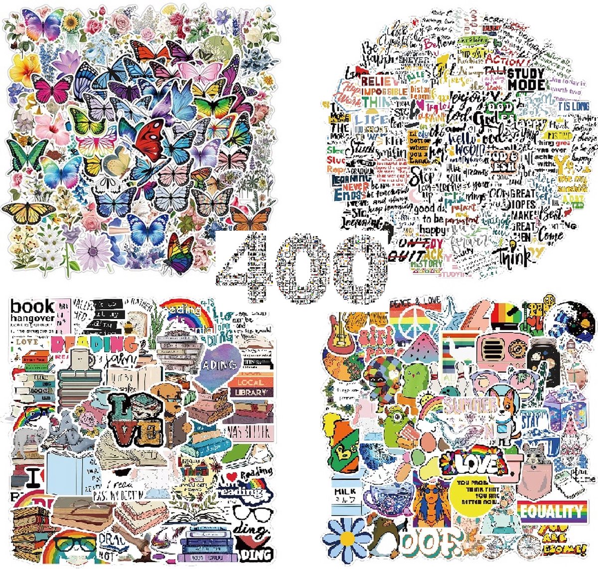 400 Stickers - Grootste beschikbare Sticker set - 400 stuks ...