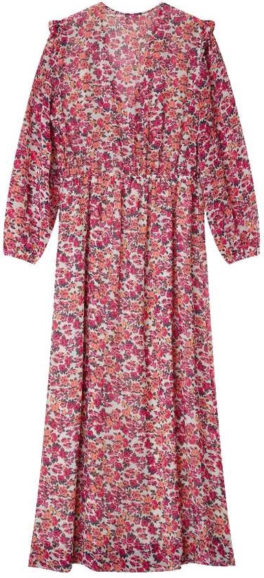 Rode bloemenprint maxi-jurk Geraldine - Grace & Mila - Maat L | bol.com