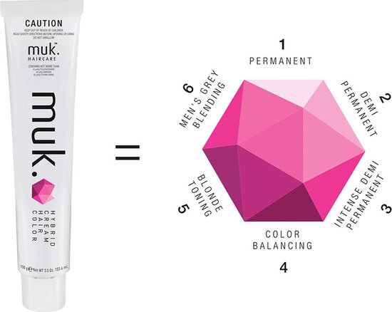 MUK Colour 8.21 Light Violet Ash Blonde 100g | bol