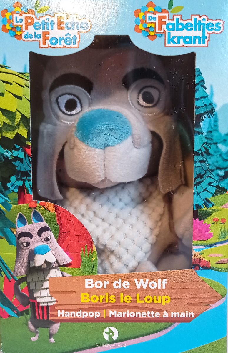 De Fabeltjeskrant - Handpop: Bor de Wolf | bol