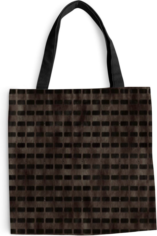 Schoudertas - Strandtas - Shopper Rooster - Roest - Patronen - 40x40 cm ...