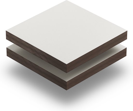 Windveer HPL cremewit structuur 6 mm - 90x50cm | bol.com