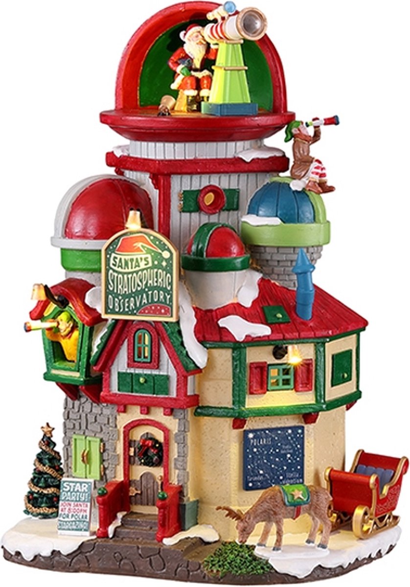 Lemax - Santa's Stratospheric Observatory, B/o (4.5v) - Kersthuisjes ...