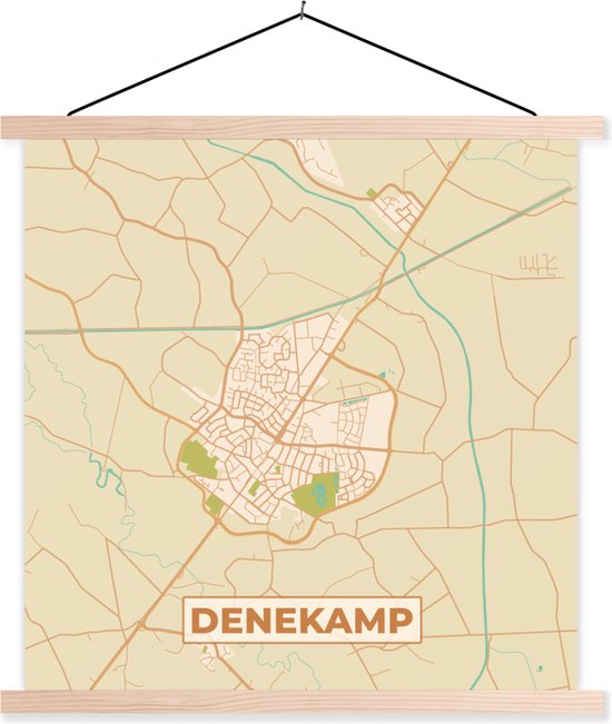 Posterhanger incl. Poster - Schoolplaat - Kaart - Denekamp ...