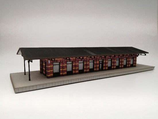 modelhuizen.nl 2022081 N bouwpakket station Ermelo | bol.com