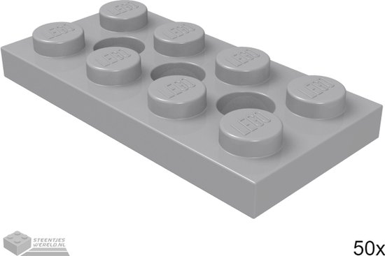 LEGO 3709b Licht blauwgrijs 50 stuks | bol.com