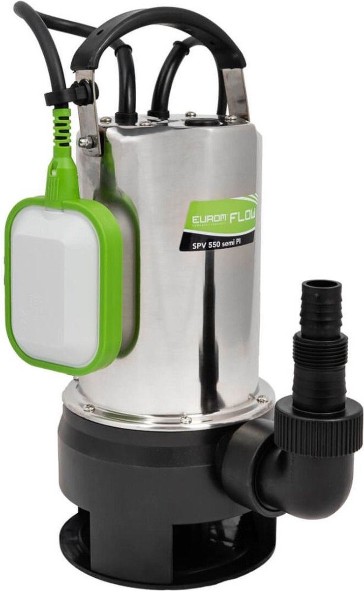 Eurom SPV550 Semi PI vuilwaterpomp 550W | Dompelpomp | bol