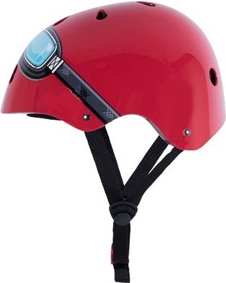Kiddimoto Helm - Rode bril | bol.com