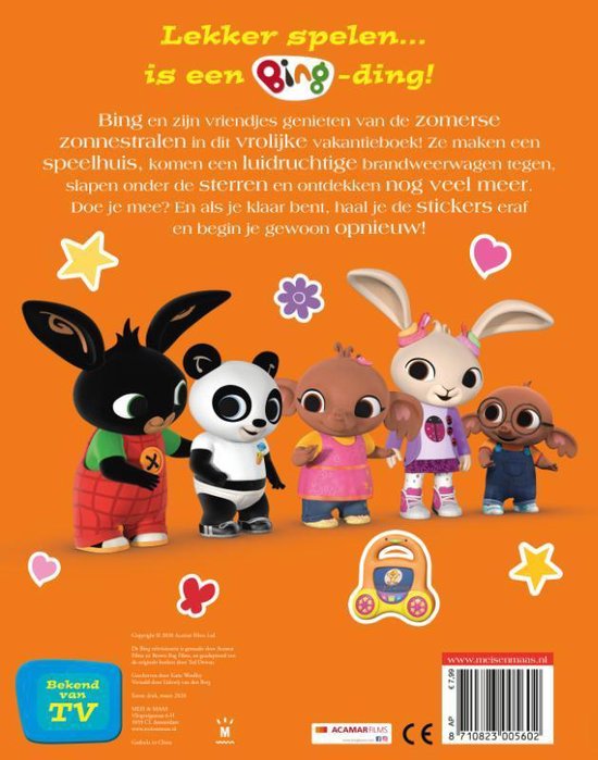 Bing - Spelen met Bing, Monica Maas | 8710823005602 | Boeken | bol