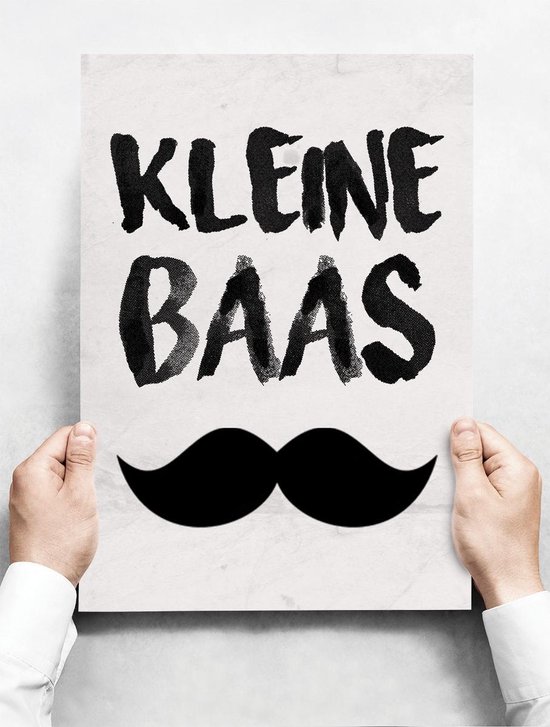 Wandbord: Kleine Baas - 30 x 42 cm | bol
