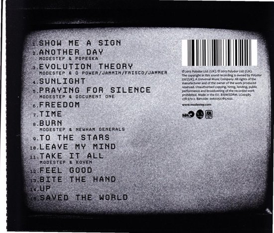 Evolution Theory - Modestep, Modestep | CD (album) | Muziek | bol