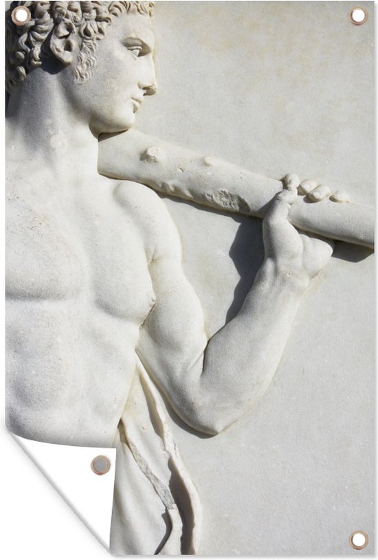 Tuinposters buiten Romeinse rijk - Standbeeld - Man - 60x90 cm ...