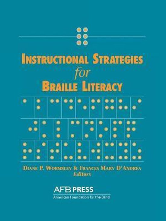 Instructional Strategies for Braille Literacy | 9780891289364 ...