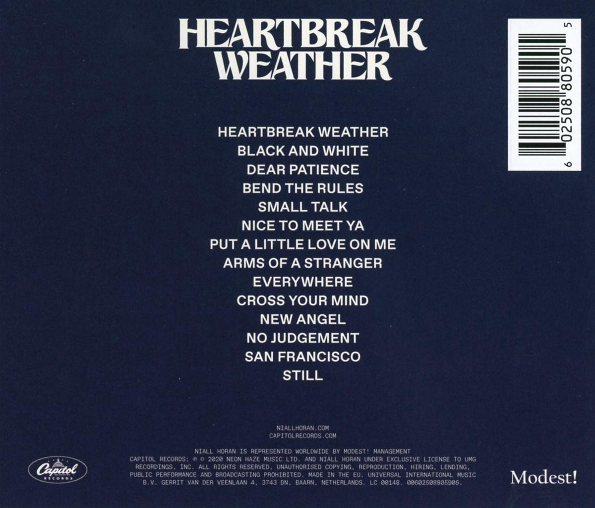 Heartbreak Weather (CD), Niall Horan | CD (album) | Muziek | bol.com