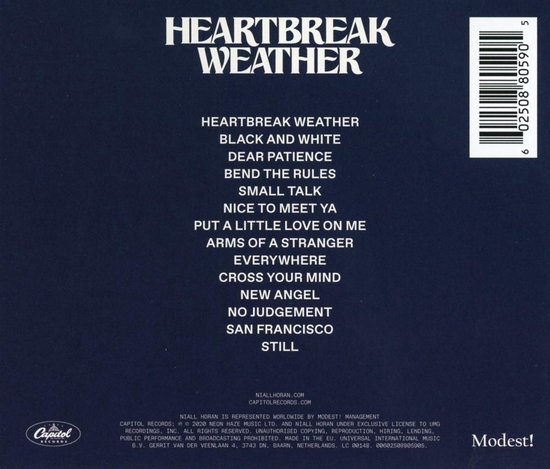 Heartbreak Weather (CD), Niall Horan | CD (album) | Muziek | bol.com