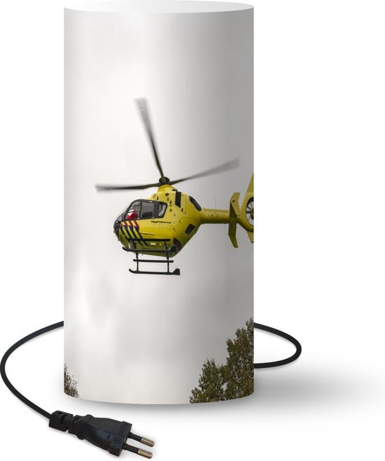 Lamp - Nachtlampje - Tafellamp slaapkamer - Gele traumahelikopter - 33 ...