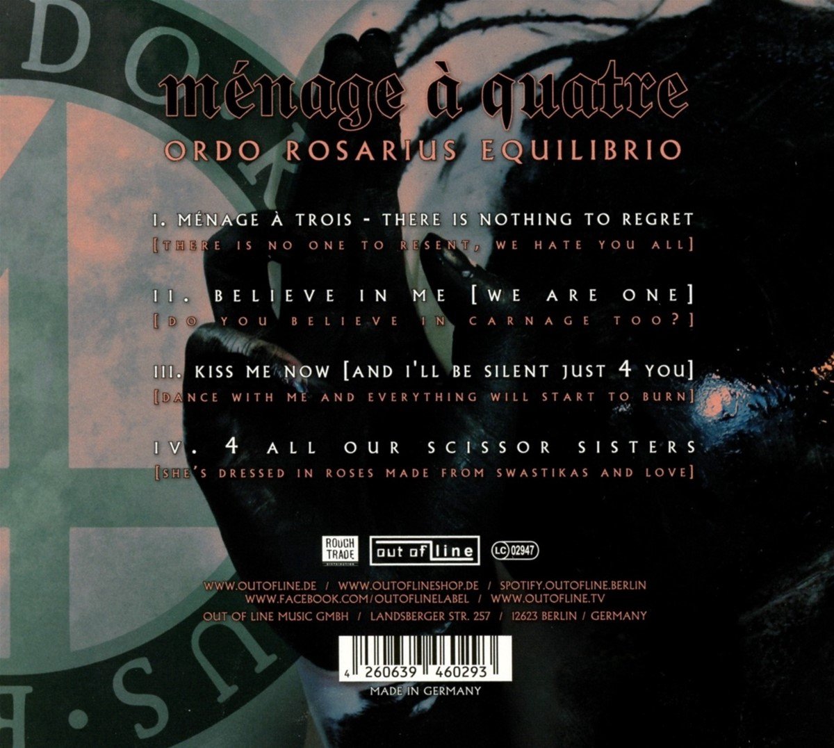 Ordo Rosarius Equilibrio - Menage A Quatre (CD), Ordo Rosarius ...