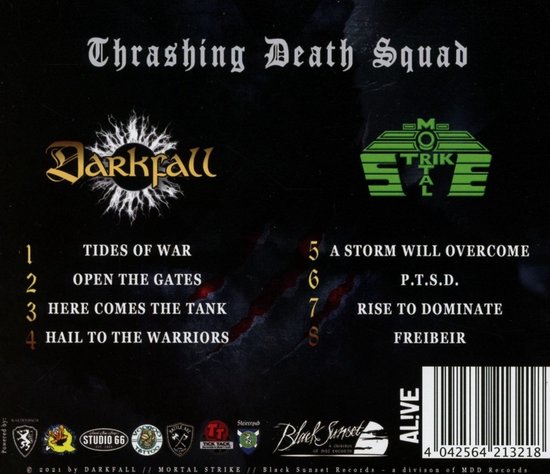 Darkfall & Mortal Strike - Thrashing Death Squad (CD), Darkfall & Mortal Strike | CD... | bol.com