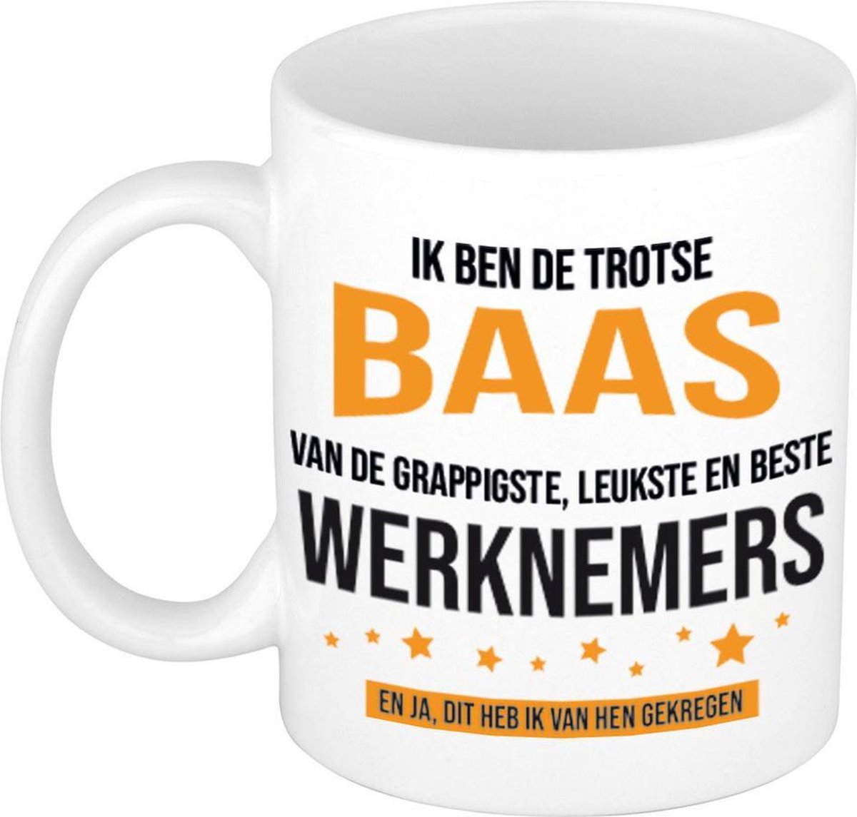 4x stuks ik ben de trotse baas van de grappigste, leukste en beste werknemers... | bol.com