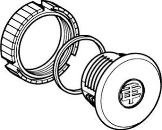 Schneider Electric Harmony XB4/XB5 blindstop Ø22mm - zwart (ZB2SZ3) | bol