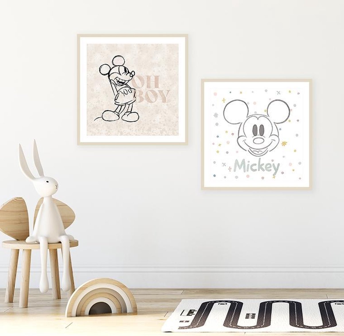Disney Poster - Mickey And Friends Is For Mickey - 40 X 40 Cm ...