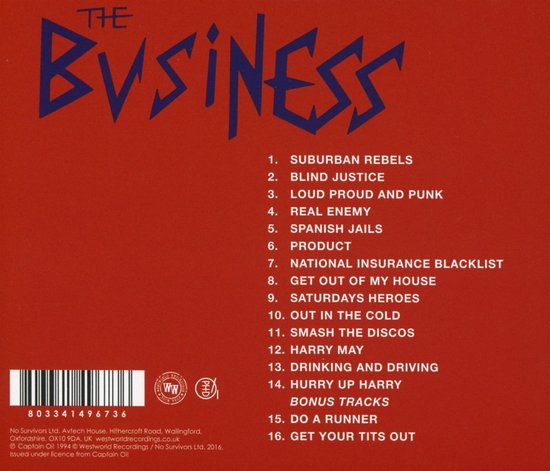 The Business - Singalong A Business (CD), Business | Muziek | bol