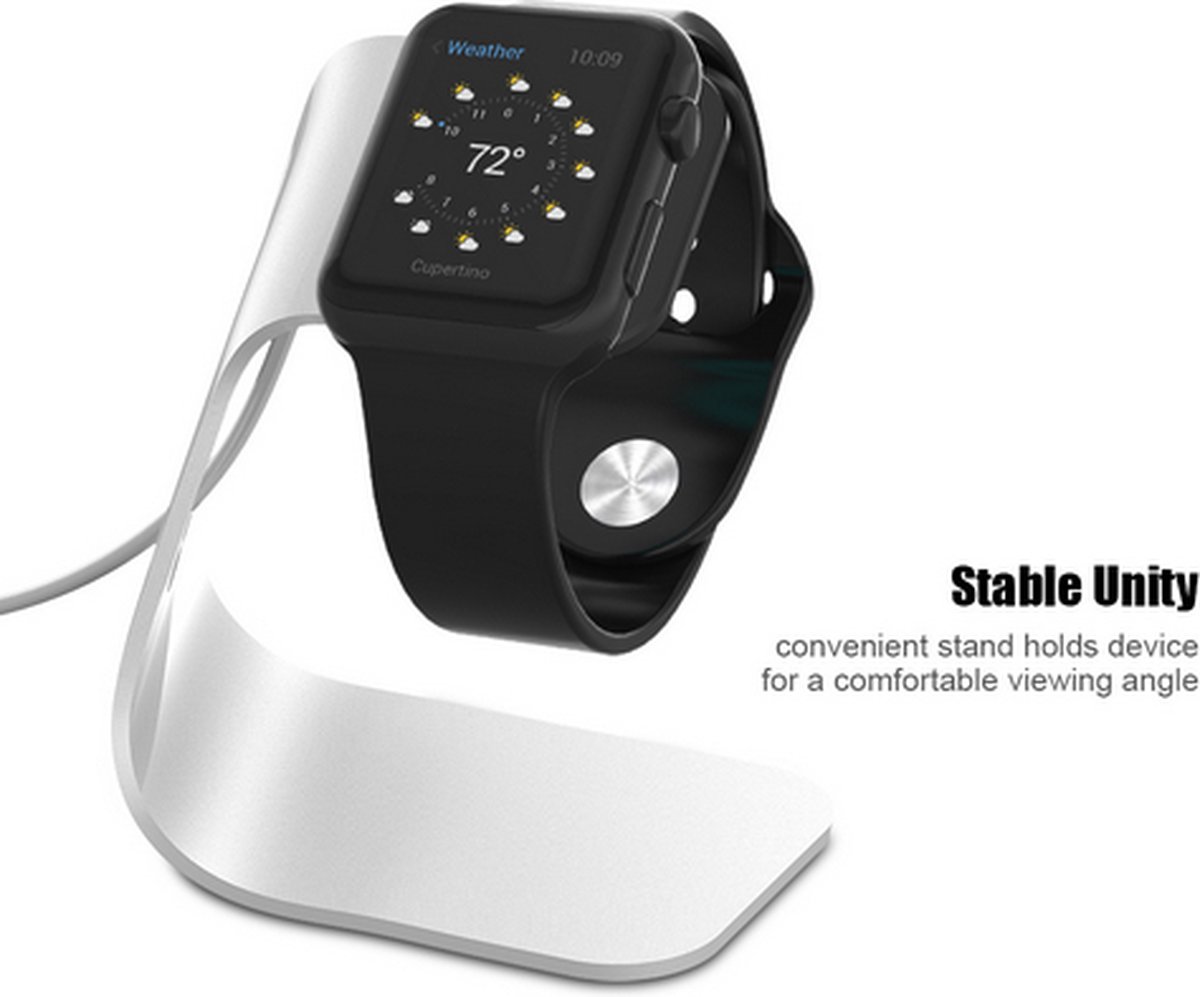 Houder voor Apple Watch iWatch / Zilver / Stand Dock | bol.com