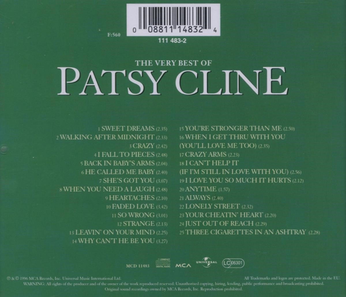 Patsy Cline - Very Best Of (CD), Patsy Cline | Muziek | bol