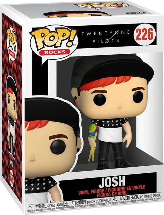 Stressed Out Joshua Dun - Funko Pop! Rocks - Twenty One Pilots | bol.com