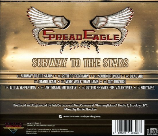 Spread Eagle - Subway To The Stars (CD), Spread Eagle | Muziek | bol