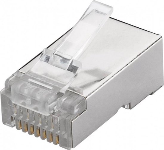 Valueline Cat6 RJ45 stekkers - voor stugge kabel - 10 Stuks | bol.com
