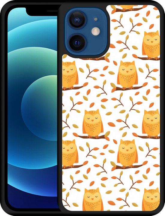 iPhone 12 Hardcase hoesje Cute Owls - Designed by Cazy | bol.com