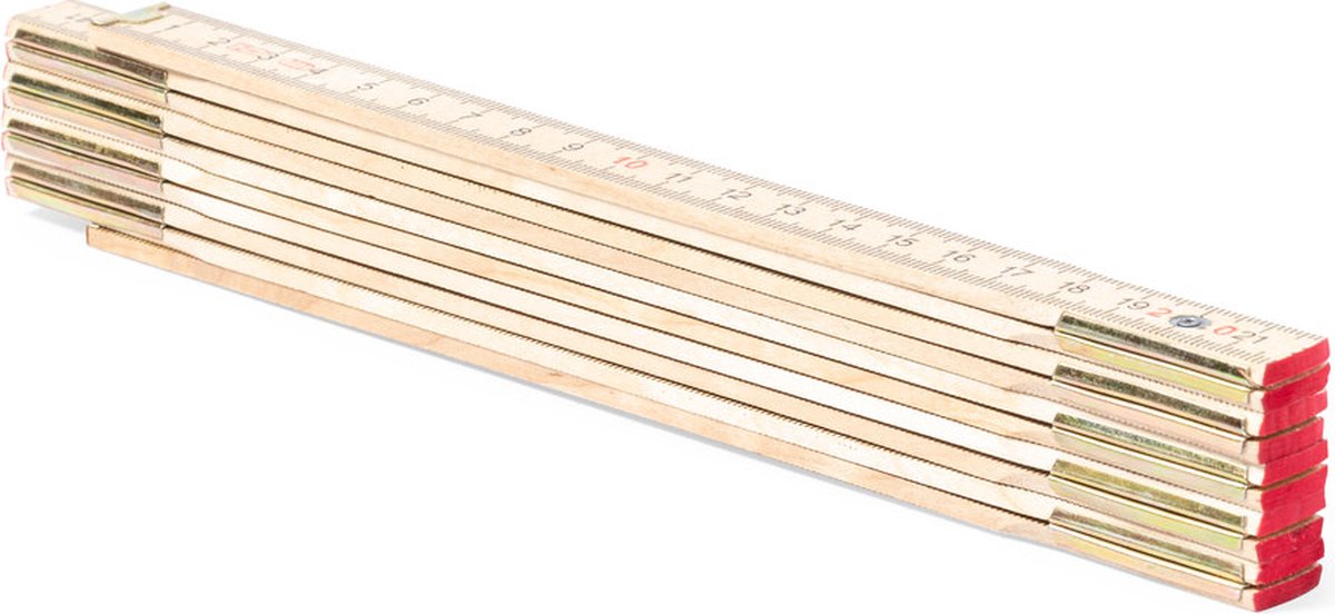 Duimstok - 2 meter - Liniaal - Meetgereedschap - Aftekenhulp - Duurzaam ...