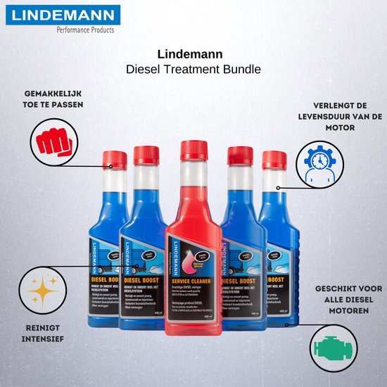 Lindemann Diesel Treatment Bundle - Diesel Cleaner - Motor Reiniger ...
