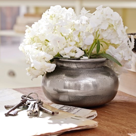 LOBERON Vaas Hadrien antiekzilverkleurig | bol